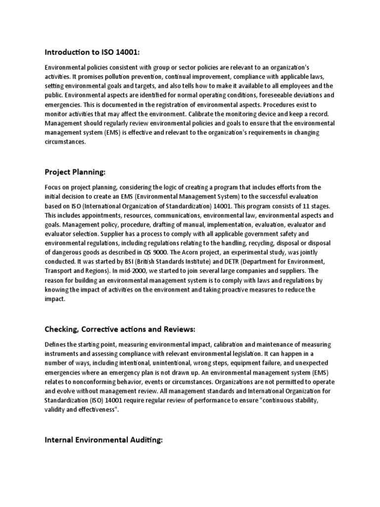 ISO Assignment | PDF