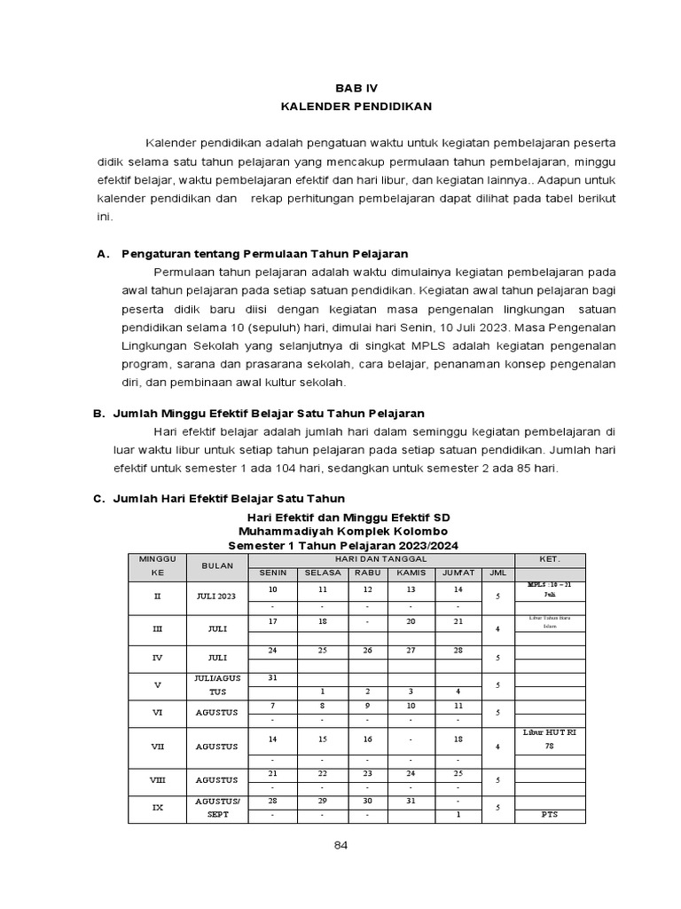 BAB IV KSOP Kurtilas 2023 Fix | PDF