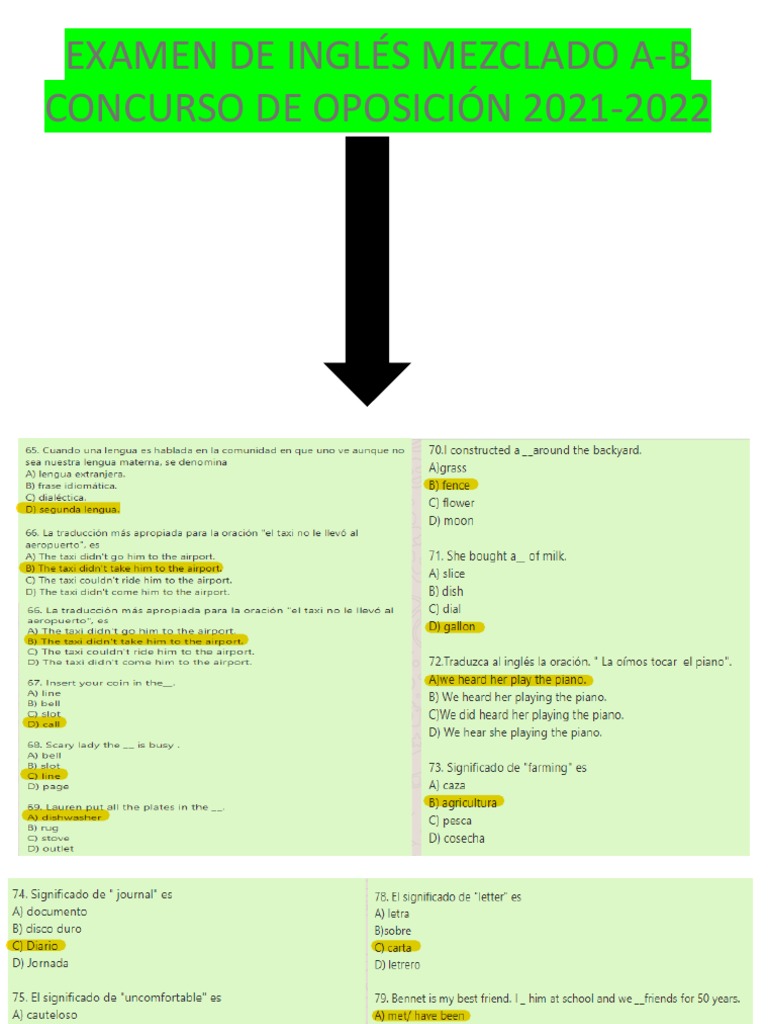 Examen Mezclado A -B Lleno-1 | PDF