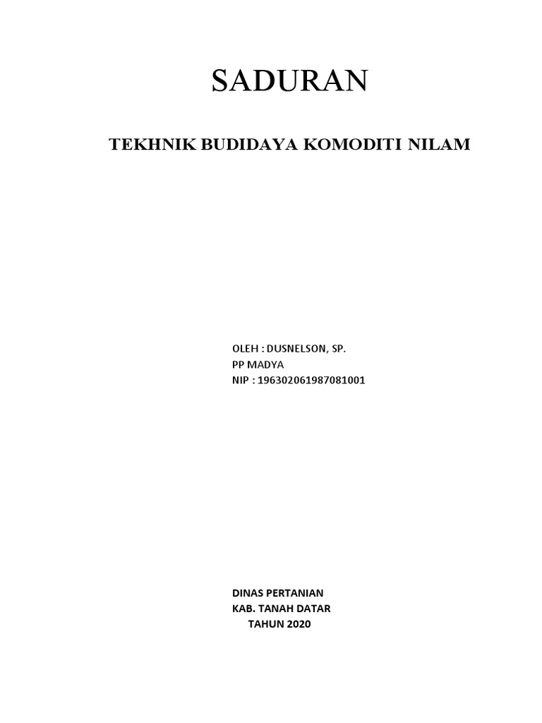 Budidaya Nilam Pdf