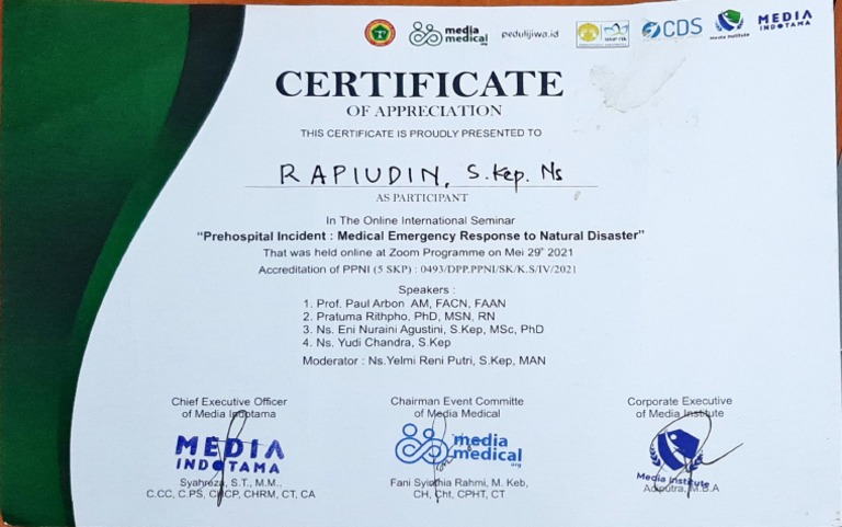 Sertifikat Mei 2021 | PDF