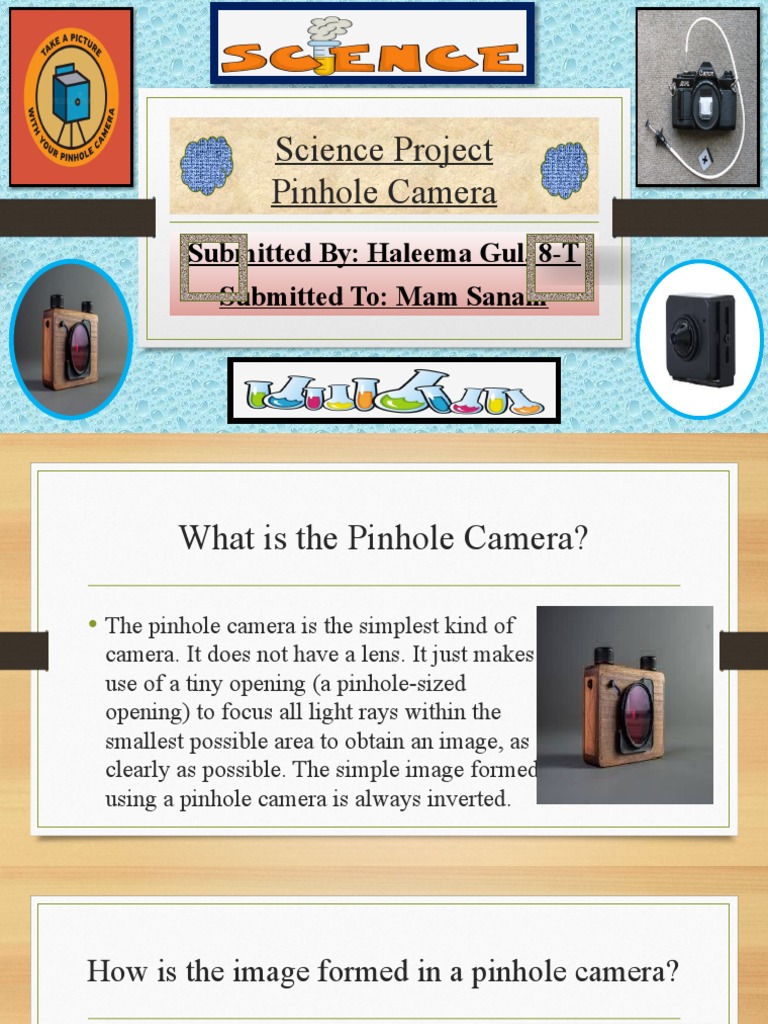 Science Project-Pinhole Camera | PDF | Camera | Eye