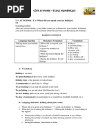 Cours EDHC 2024-2025: Progressions | PDF