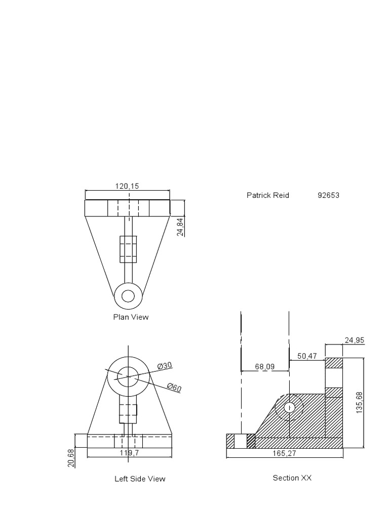 Cross Sectional Drawing-Model 1 | PDF