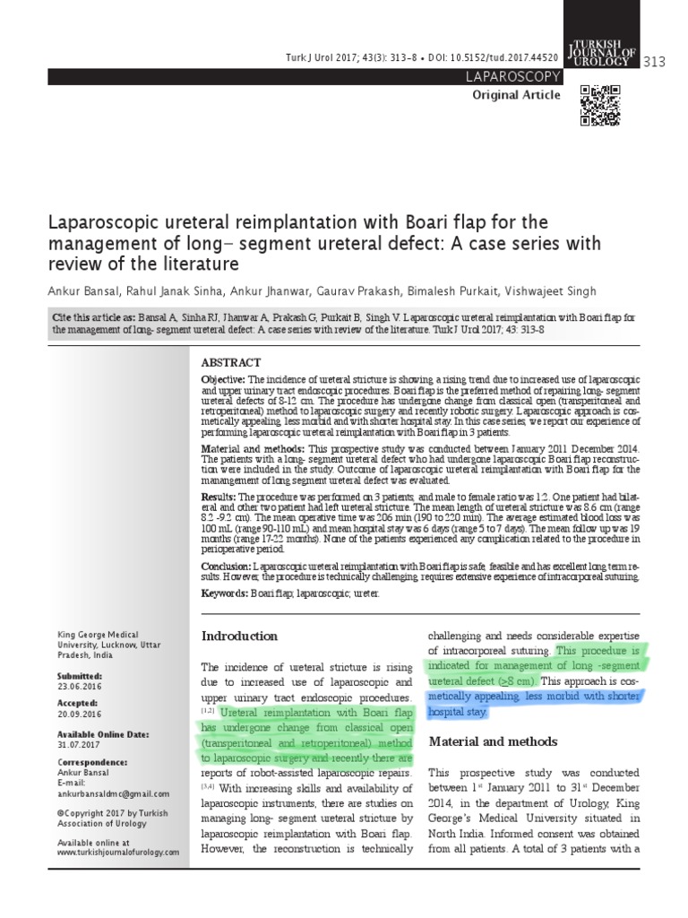 Boaris Flap | PDF | Medical Procedures | Medical Specialties