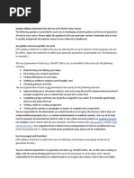AI Declaration Form Template for Students | PDF