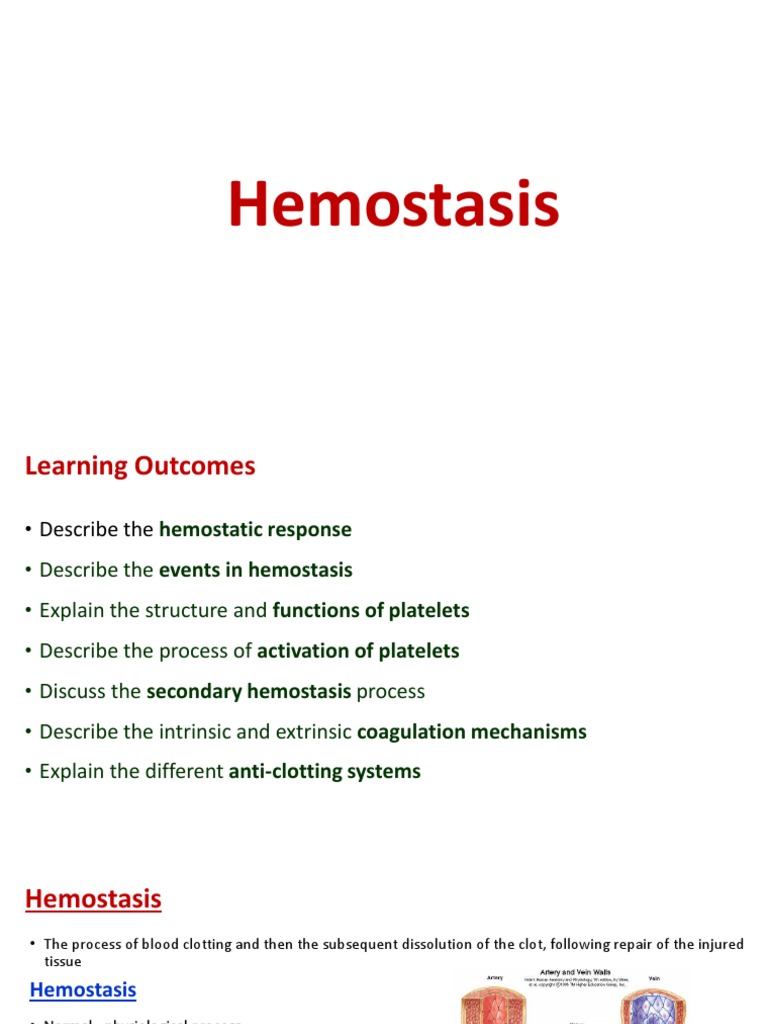 Understanding Hemostasis and Clotting | PDF | Coagulation | Platelet