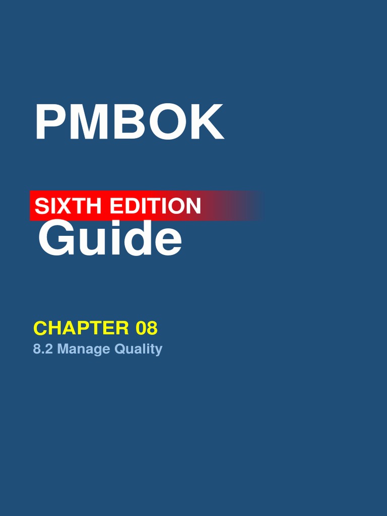 PMBOK 6th Ch08 2 | PDF | Quality Management | Project Management