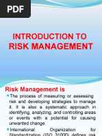 Risk Management Lecture Notes | PDF | Risk | Risk Management