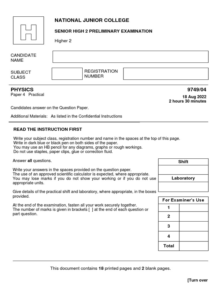 Physics Practical Exam Guide | PDF | Oscillation | Measurement