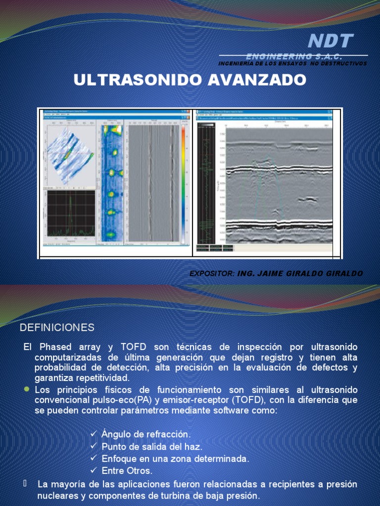 Ut Avanzado - Phased Array - SSK | PDF | Ultrasonido | Piezoelectricidad