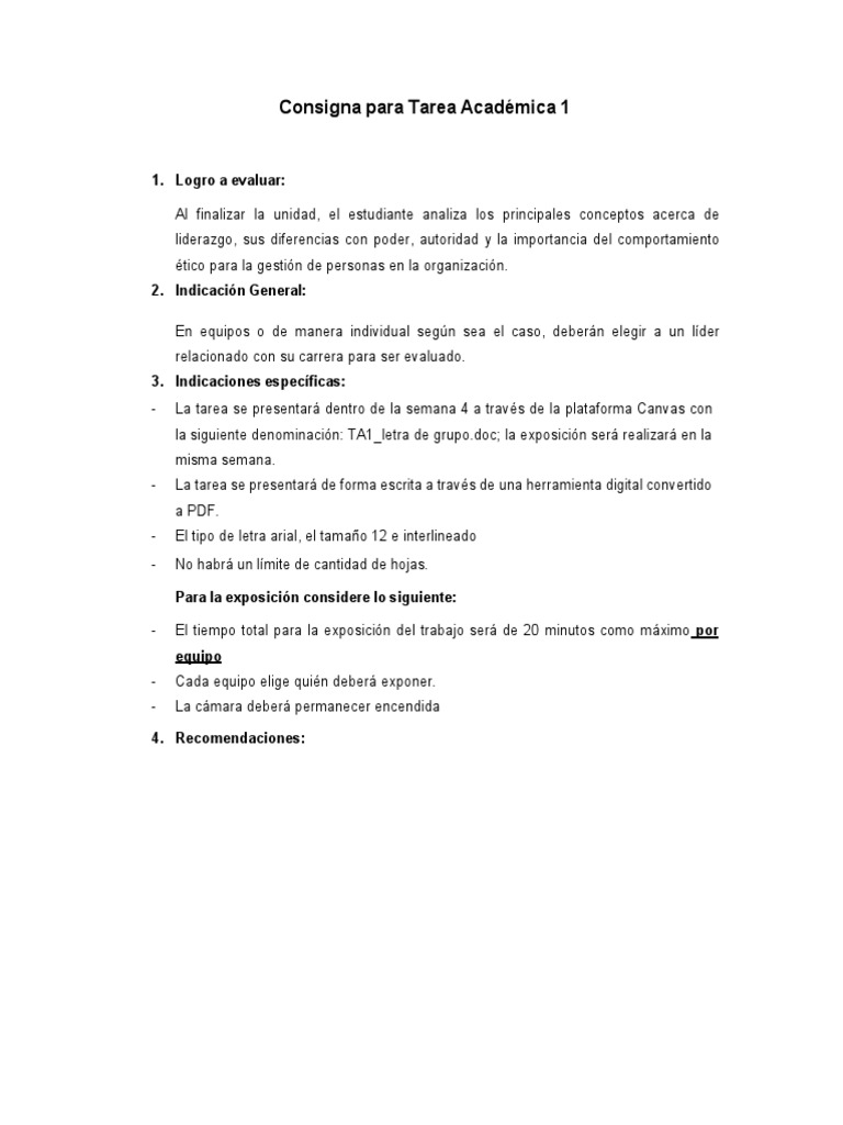 Consigna TA 1 | PDF