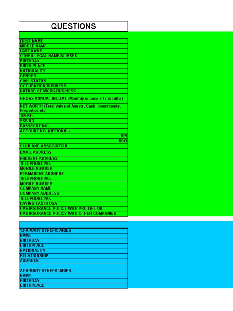 Pru Life UK Critical Illness Form | PDF | Cough | Heart