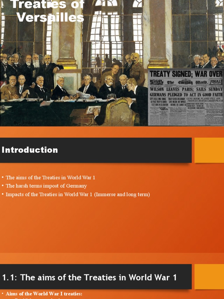 Treaties of Versailles | PDF