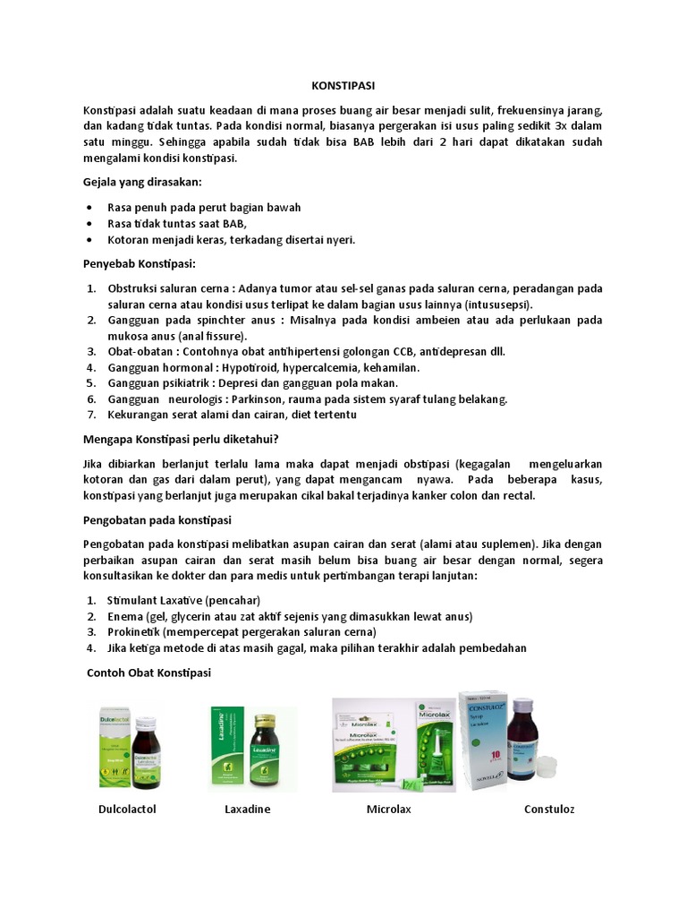 KONSTIPASI | PDF