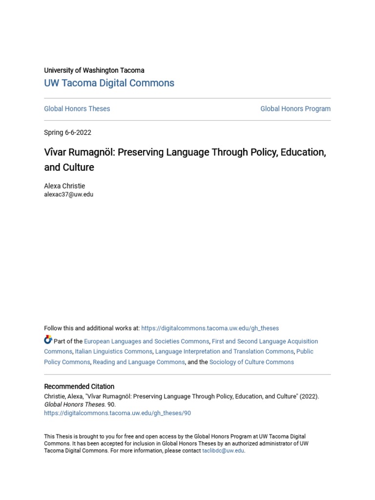 Language Preservation | PDF | Divine Comedy | Dialect