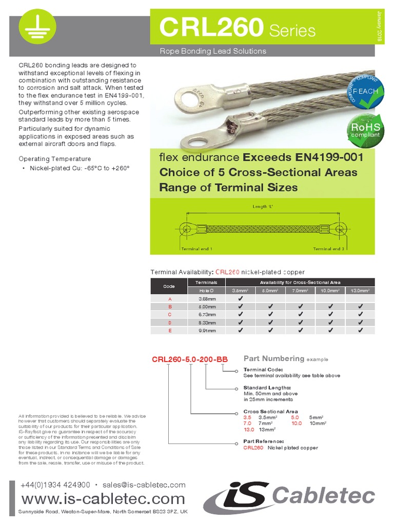 CRL High Flex Bonding Leads | PDF | Building Materials | Metals