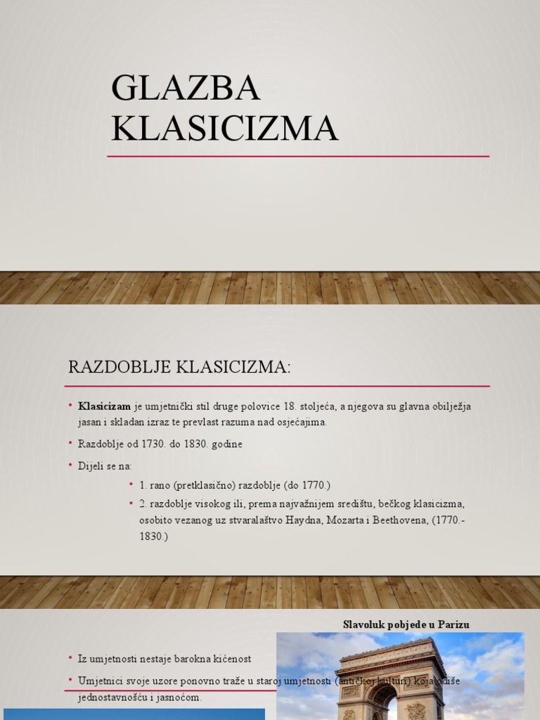 Glazba Klasicizma | PDF
