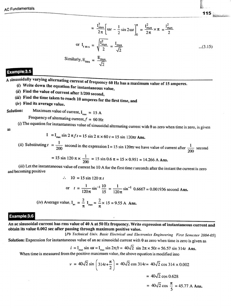 AC Fundamentals | PDF