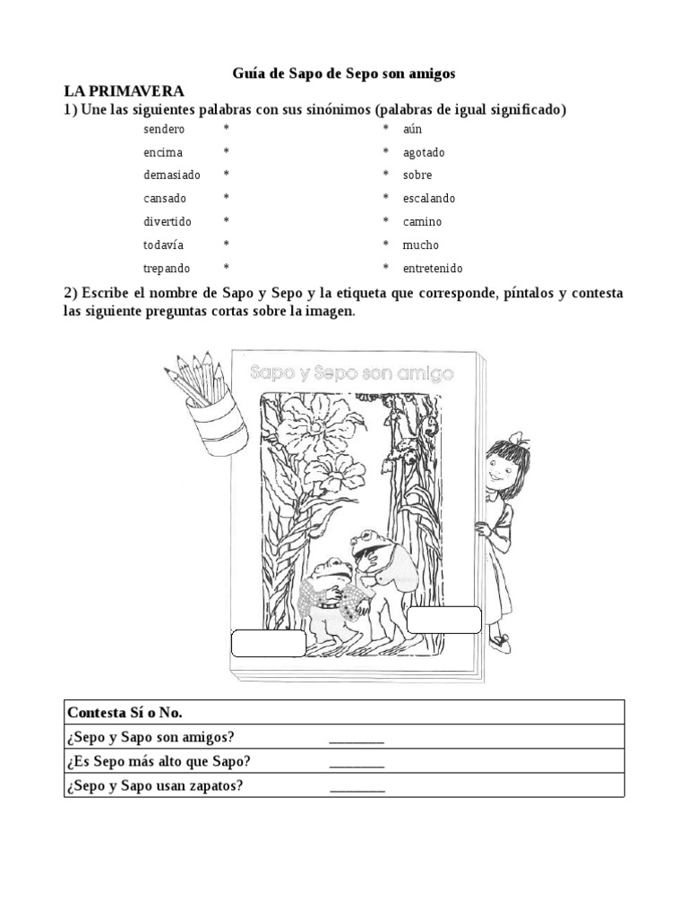 guía sapo y sepo
