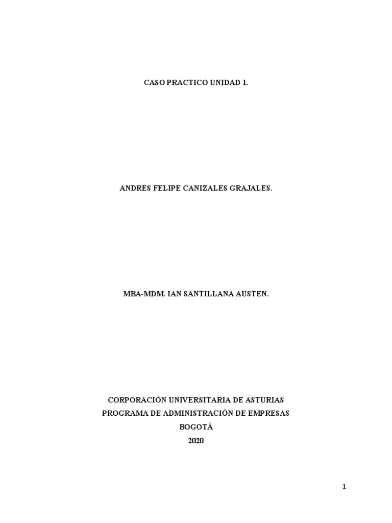 Caso Practico | PDF | Business | Cliente