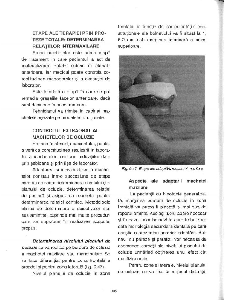 Tema 66-Proteza Totala | PDF