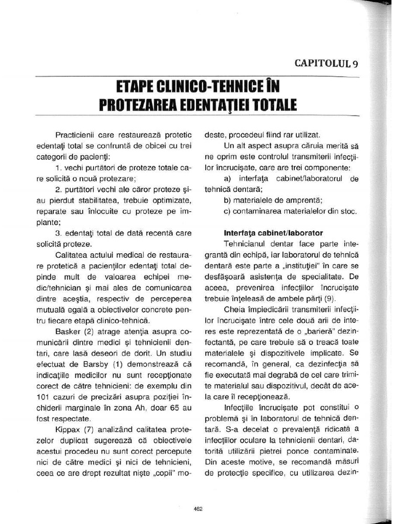 Tema 65-Etape Edentatie Totala | PDF