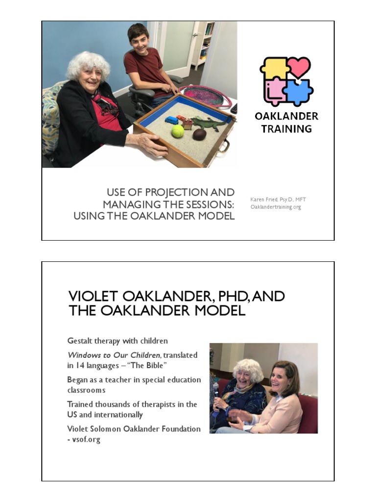 Use of Projection Using The Oaklander Model - Condensed | PDF ...