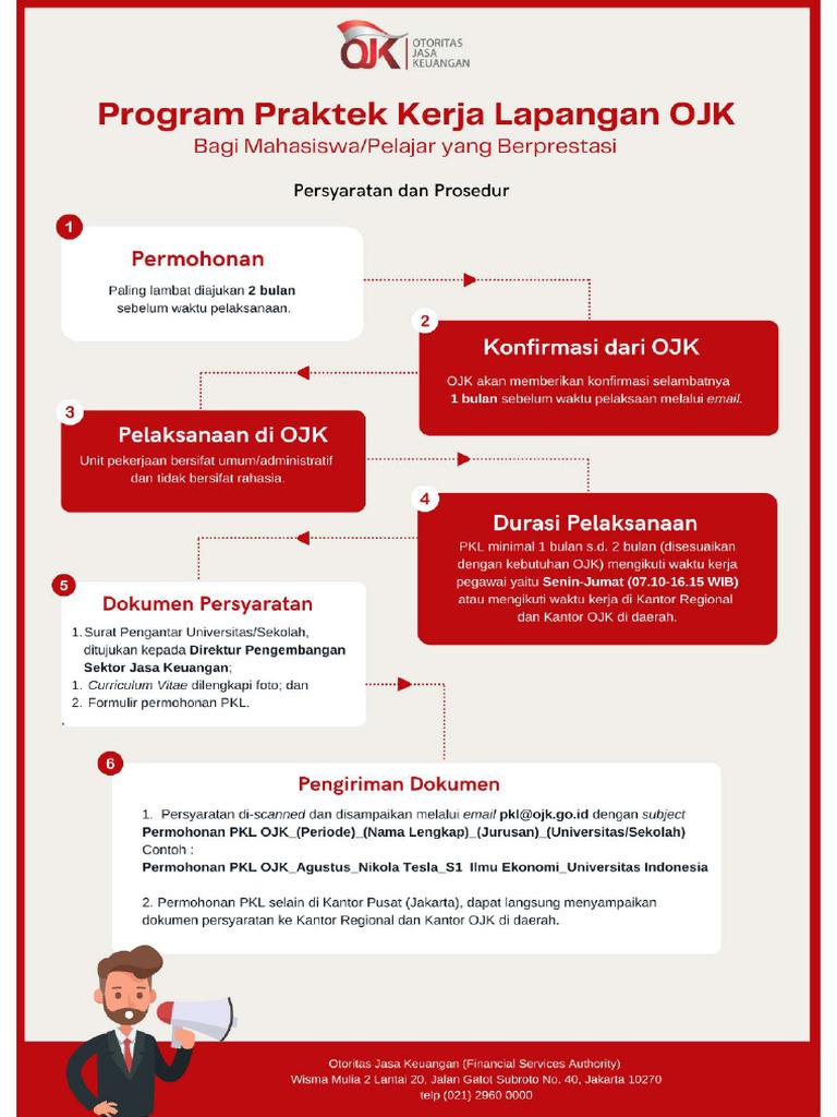 Alur Permohonan Magang OJK | PDF
