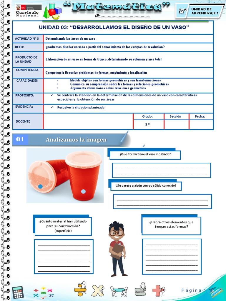 Act 03 Mat 5° Sem 3 Unid 03 | PDF | Cognición