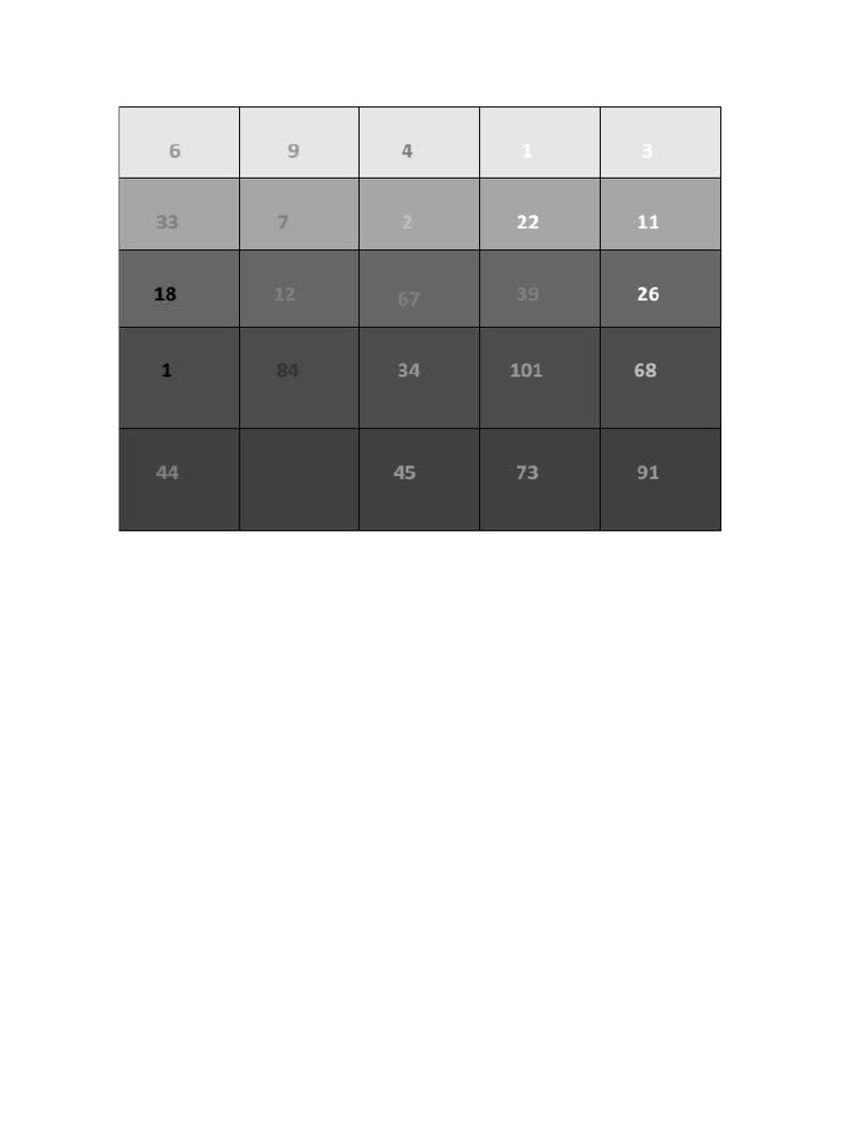 Grey Scale Chart | PDF
