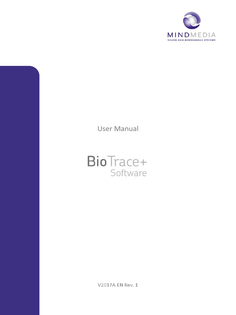 Bio Trace Software Manual | PDF | Installation (Computer Programs) | Keyboard Shortcut