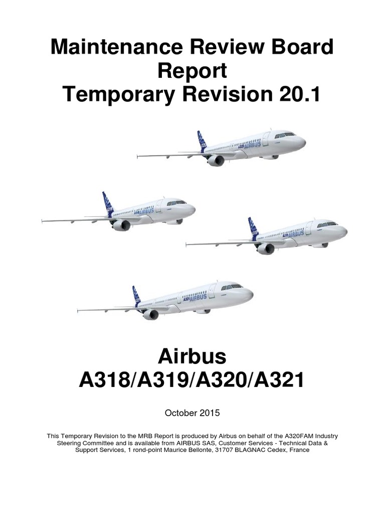 A320FAM MRB Report Temporary Revision 20.1 | PDF | Spar (Aeronautics ...