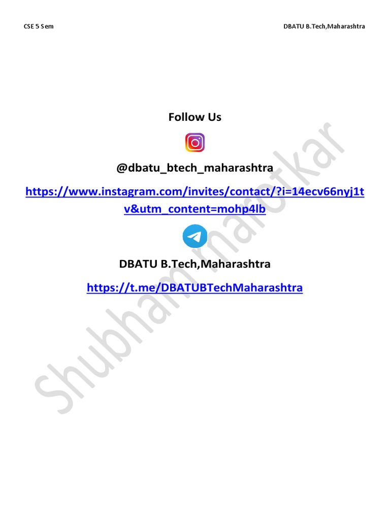Emailing Dbms Qb Shubhammarotkar Toc Notes Pdf Databases Relational Model 