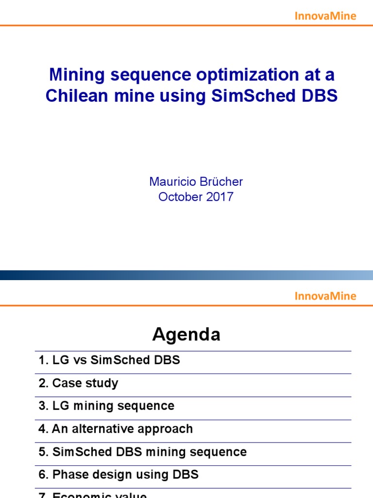 Mining Sequence Optimization | PDF | Mining | Ore