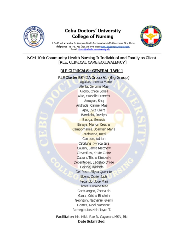 Big Group A1 General Task 1 Nursing Assessment | PDF | Hepatitis B | Thyroid