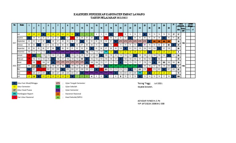 2 Kalender Pendidikan 2021 2022 Pdf