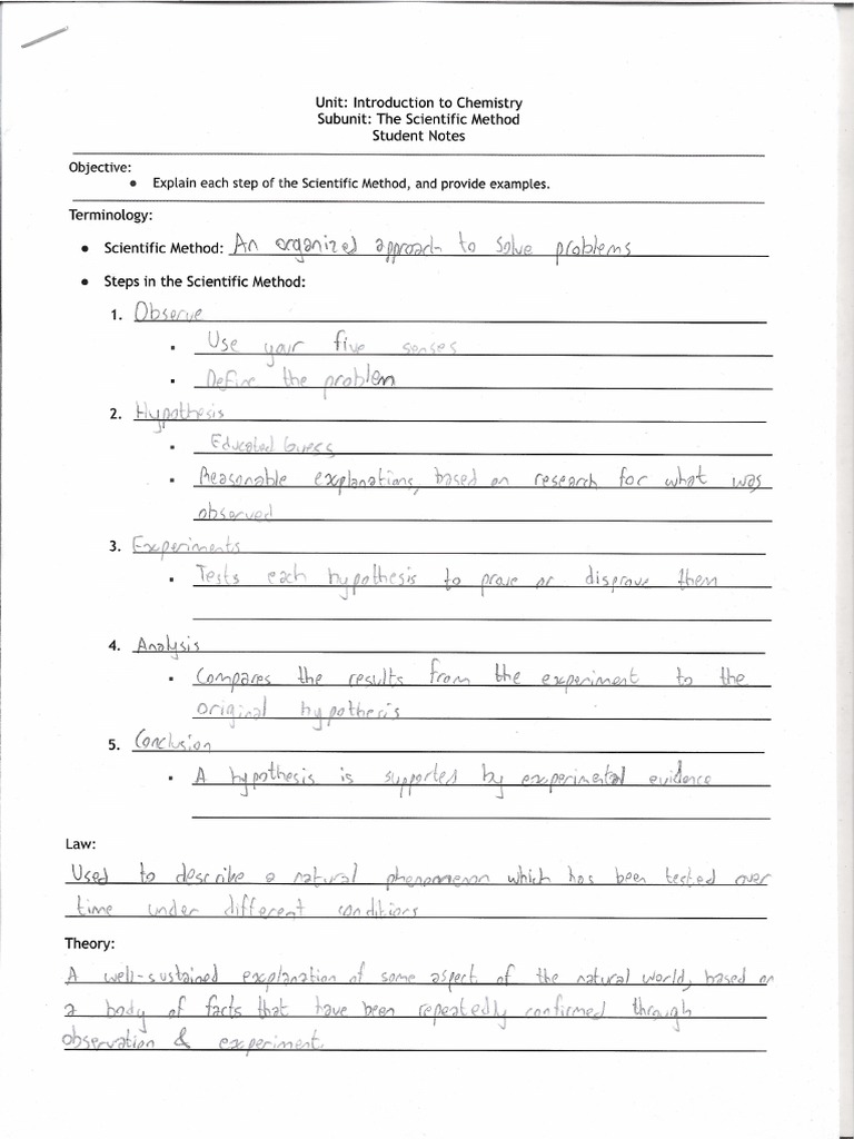 Unit 1 - Introduction To Chemistry | PDF