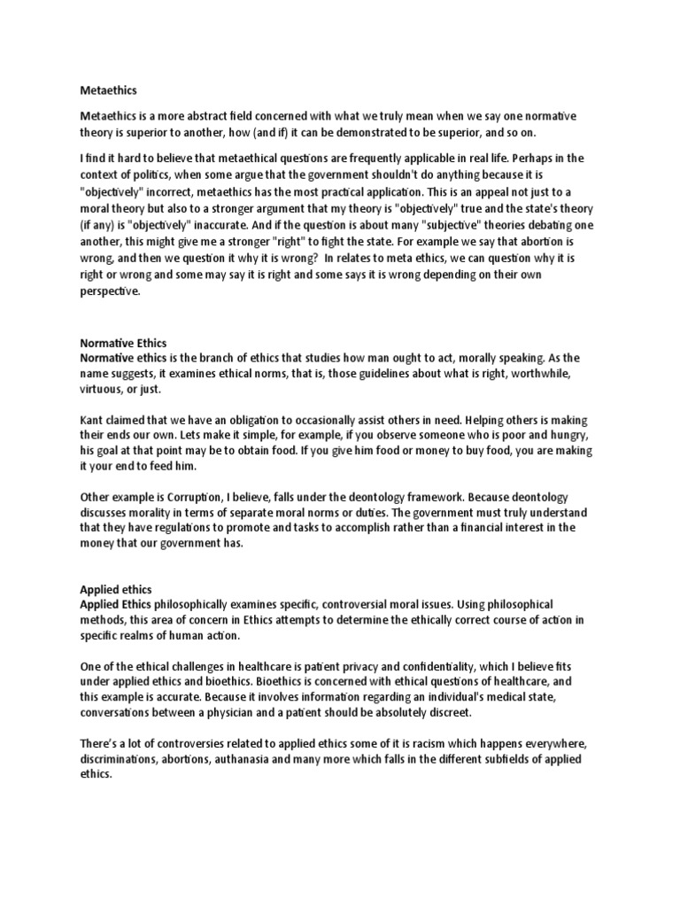 Frameworks and Principles Behind Our Moral Disposition - Reflection ... Frameworks and Principles Behind Our Moral Disposition - Reflection ...