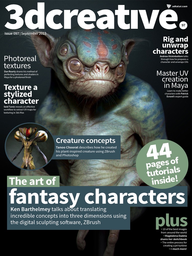 3DCreative Issue 97 - September 2013 | PDF | 3 D Computer Graphics ...