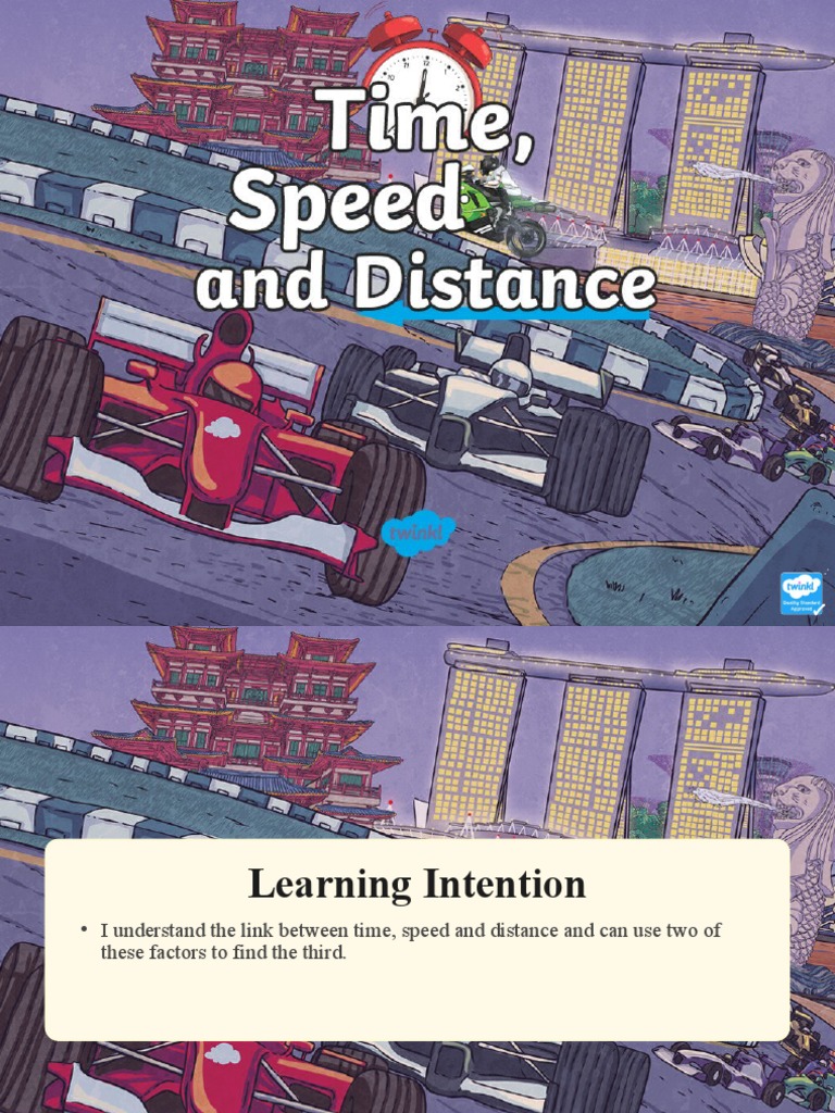 Time Distance and Speed Powerpoint English | PDF | Speed | Motion (Physics)