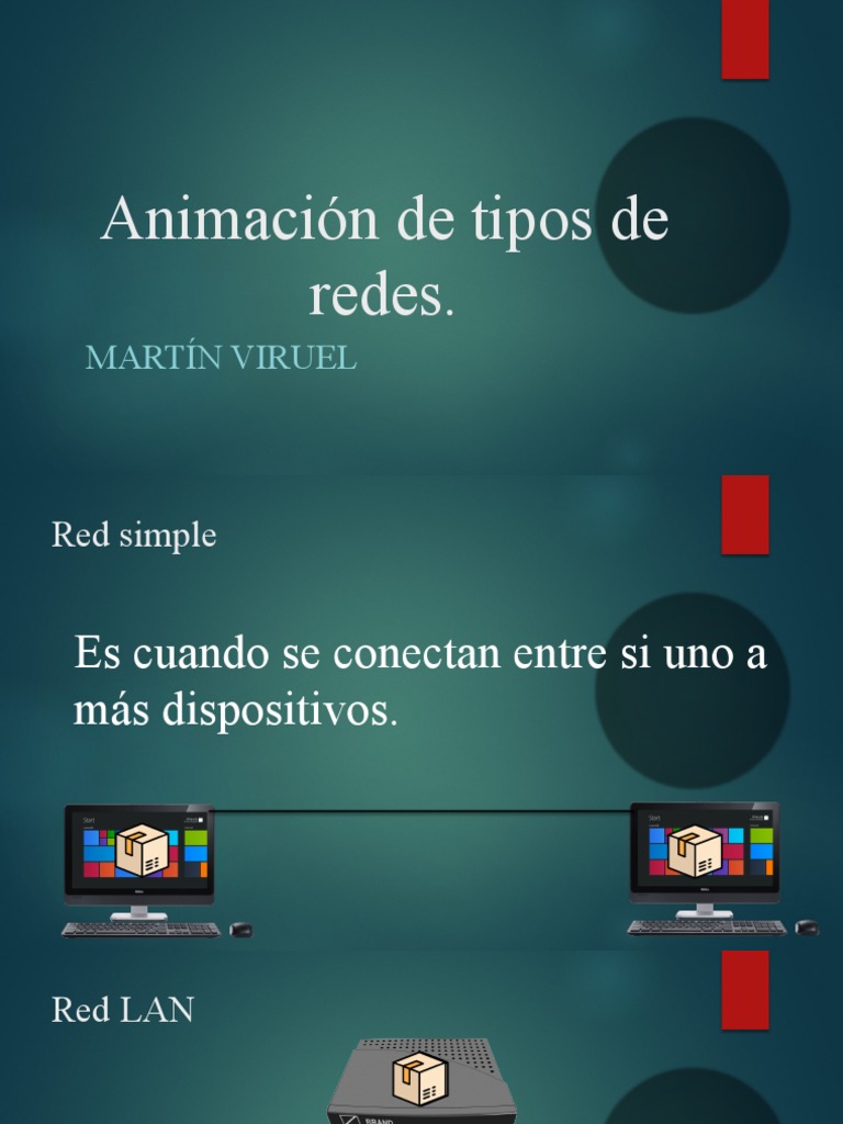 Animación de Tipos de Redes | PDF