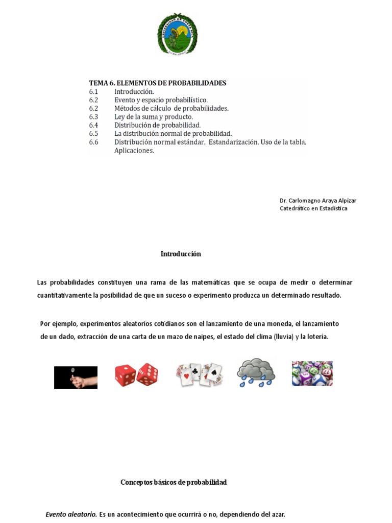 Esta Di Stica | PDF | Teoría de probabilidad | Probabilidad