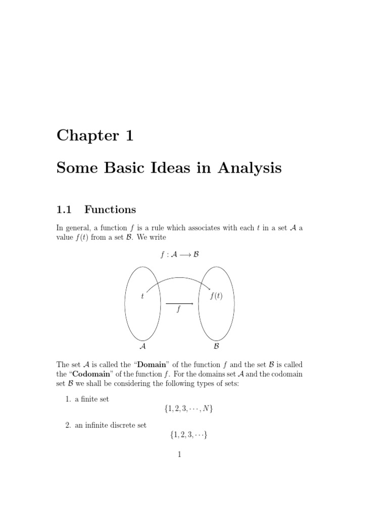 Chapter 1 Real Analysis Pdf Function Mathematics Set Mathematics 