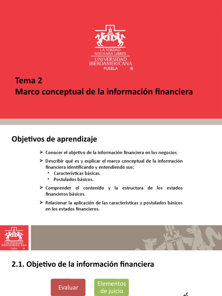 Diapositivas Tema 2 O22 | PDF | Contabilidad | Contabilidad financiera
