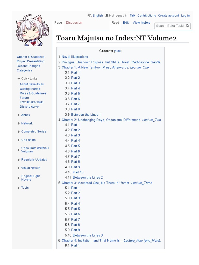 Toaru Majutsu No Index:NT Volume2: Discussion | PDF | Thought | Knowledge