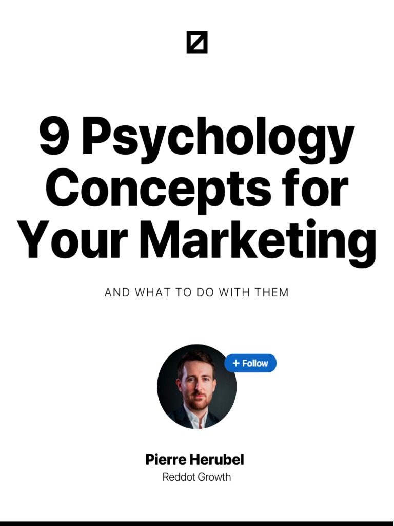 9 Psychology Concepts For Your Marketing Pdf