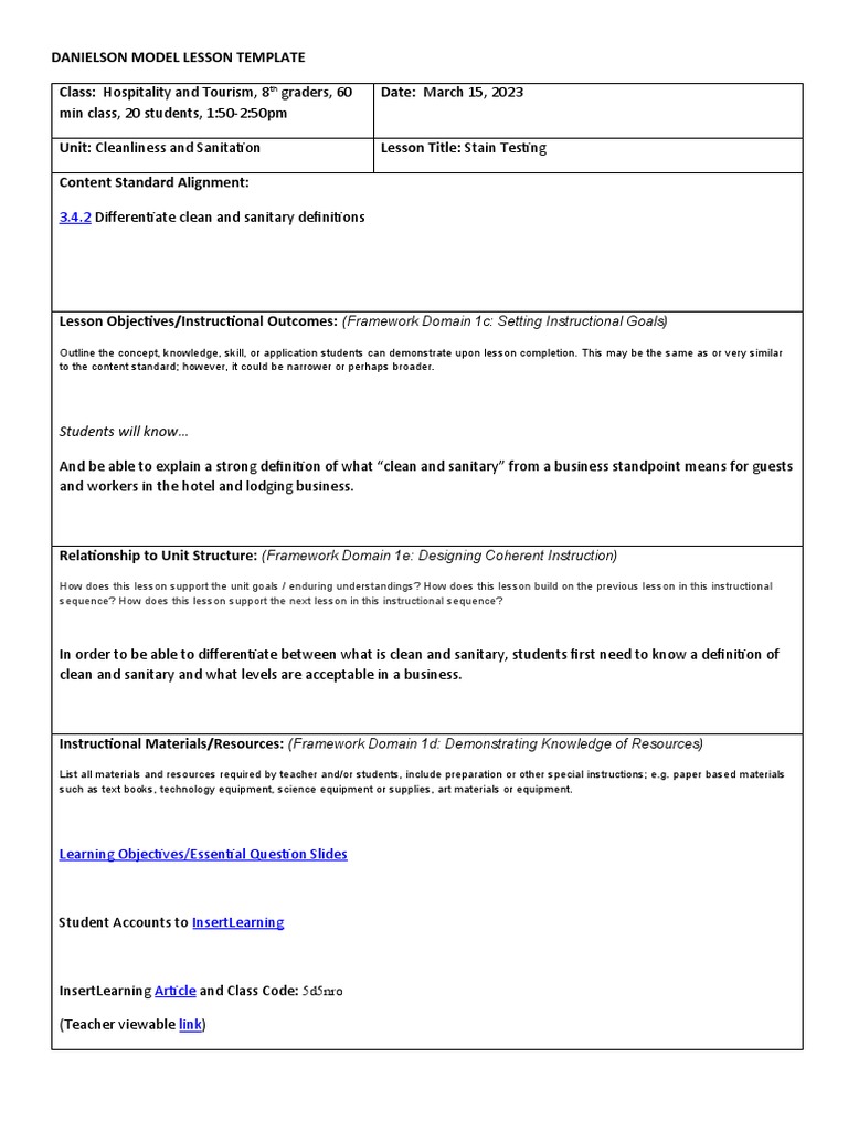 w10 Lesson Plan 2 Caseyh 1 | PDF | Teachers | Educational Assessment w10 Lesson Plan 2 Caseyh 1 | PDF | Teachers | Educational Assessment