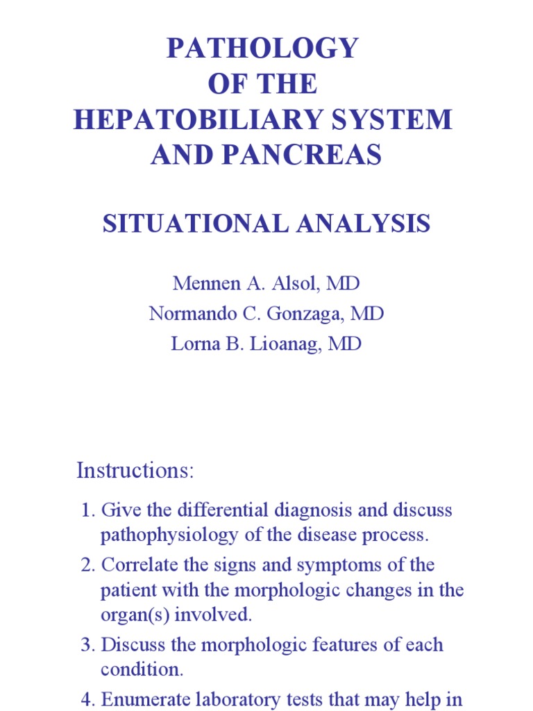 Hepatobiliary and Pancreatic Pathology Analysis | PDF | Hepatitis ...