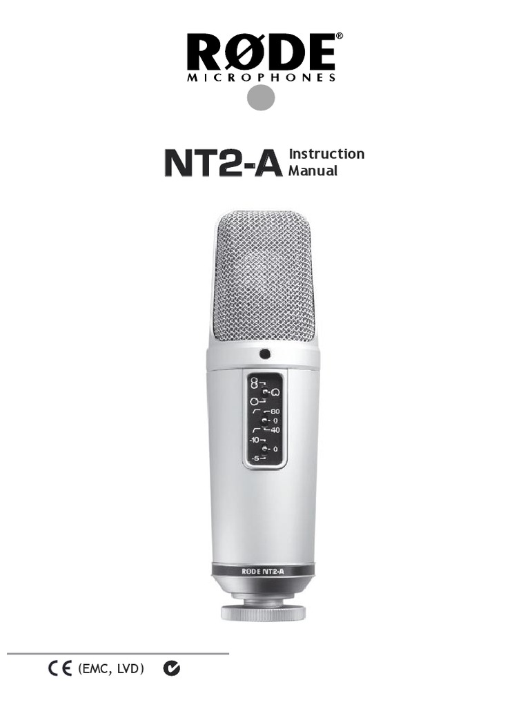 Rode Nt2-A | PDF | Microphone | Recording